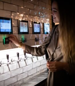 Nottingham’s first-ever self-serve beer, wine and pizza house.